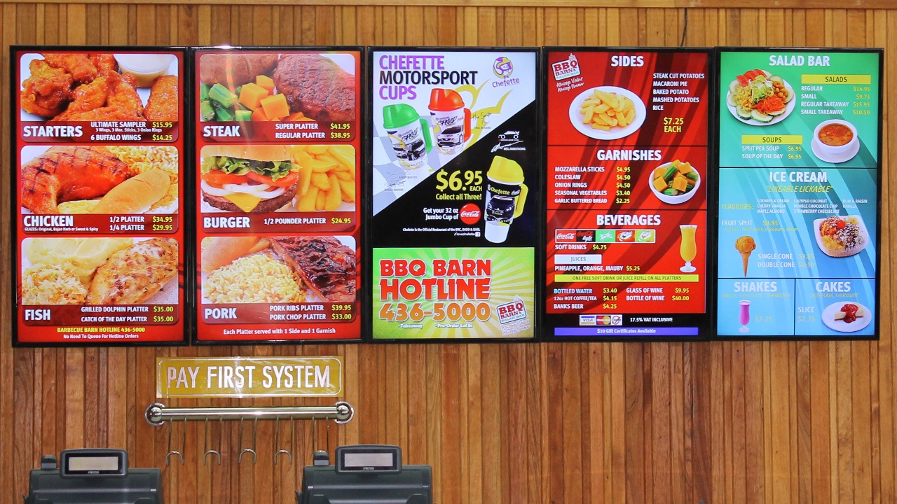 3 Reasons to Use an Enclosure for Interior Digital Menu Boards